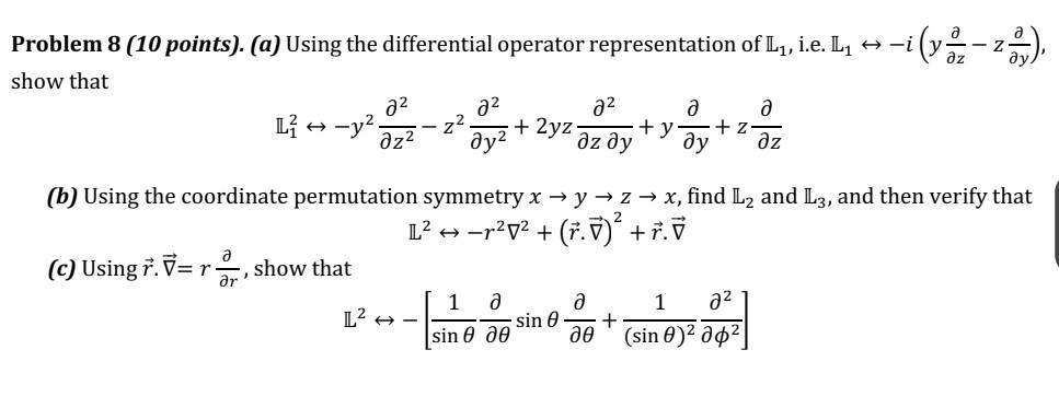 Solved Problem 8 (10 points). (a) Using the differential | Chegg.com