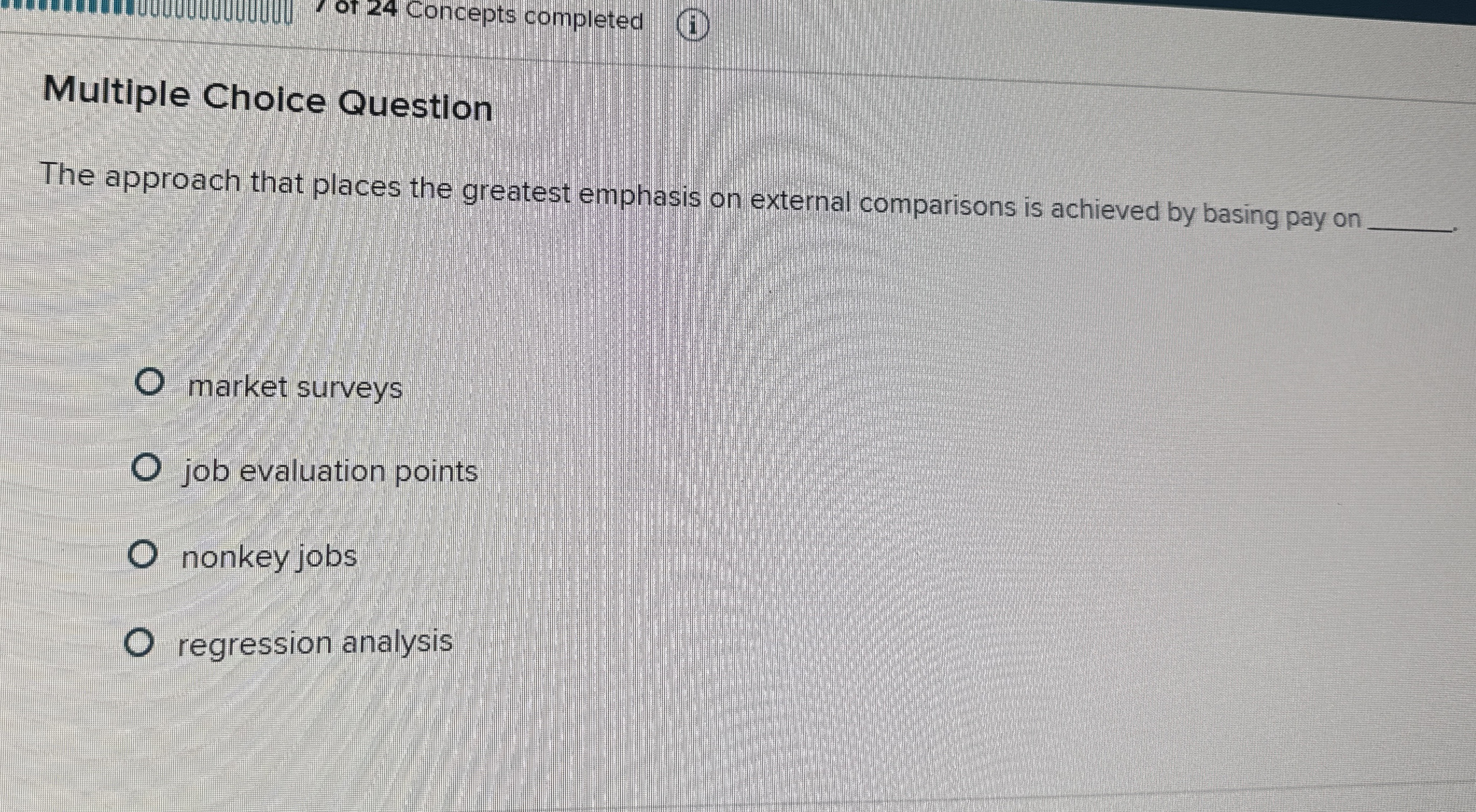 Solved Multiple Choice QuestionThe approach that places the | Chegg.com