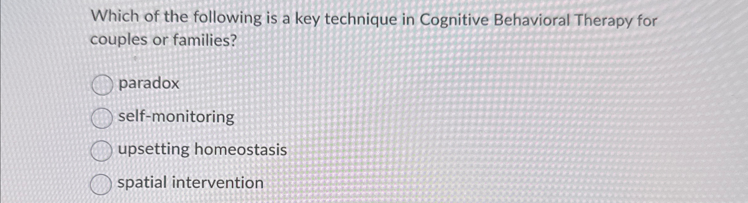Solved Which of the following is a key technique in | Chegg.com