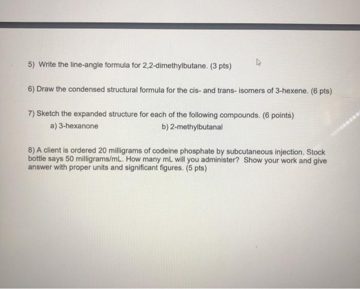 Solved 5) Write the line-angle formula for | Chegg.com
