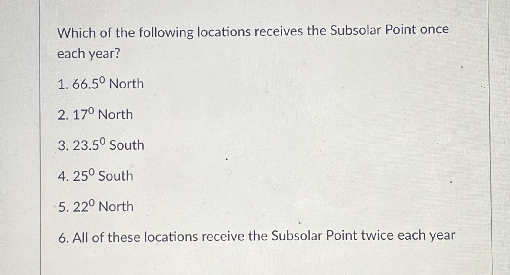 Solved Which of the following locations receives the | Chegg.com