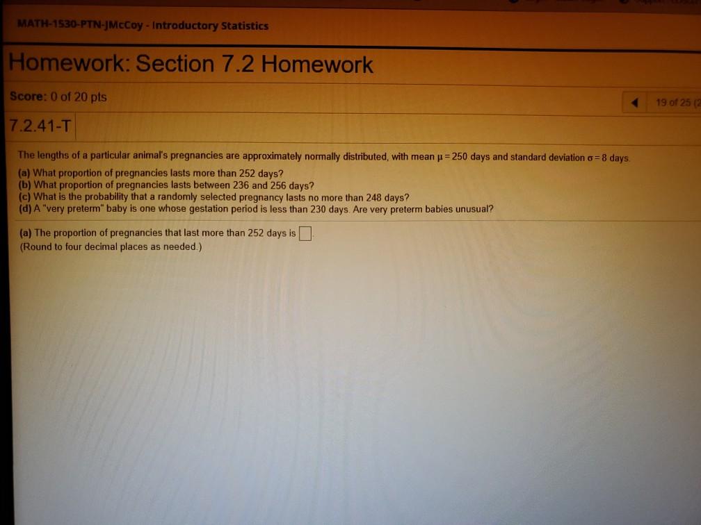Solved MATH-1530-PTN-JMcCoy - Introductory Statistics | Chegg.com Solved MATH-1530-PTN-JMcCoy - Introductory Statistics | Chegg.com
