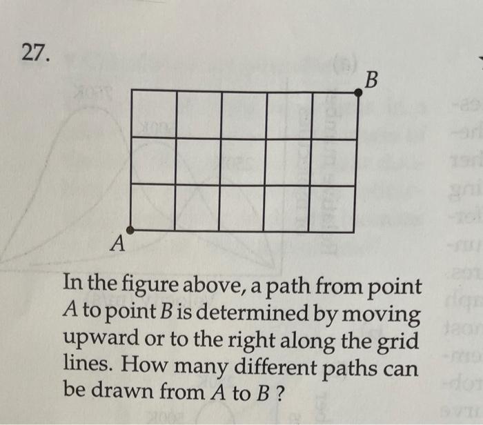Solved 27. B A А In the figure above, a path from point A to | Chegg.com