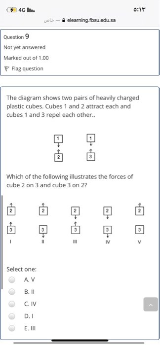 Solved 4G liu. ۵:۱۳ خاص elearning.fbsu.edu.sa Question 9 Not | Chegg.com