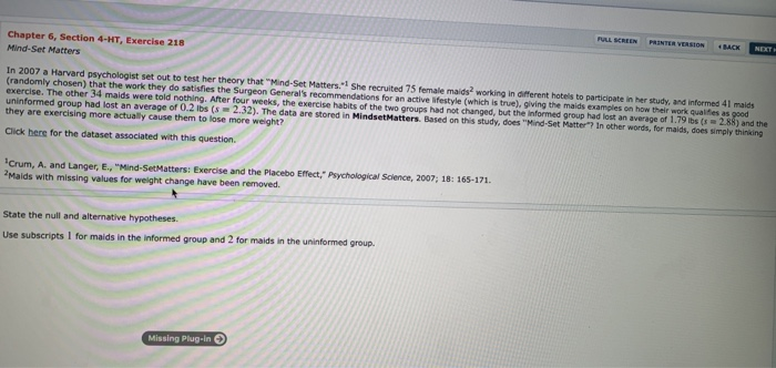 Solved Chapter 6, Section 4-HT, Exercise 218 Mind-Set | Chegg.com