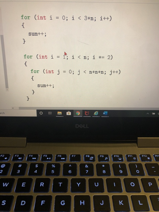 Solved for (int i = 0; i