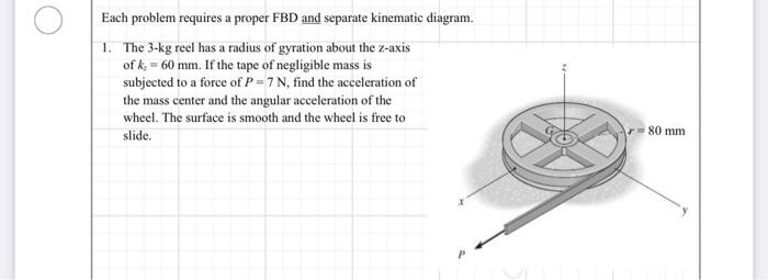 Solved Each problem requires a proper FBD and separate | Chegg.com