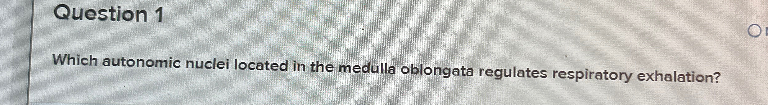 Solved Question 1Which autonomic nuclei located in the | Chegg.com