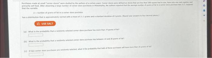 that the variable | Chegg.com