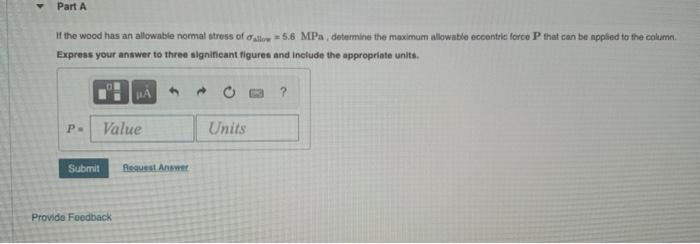 Solved The column is built up by gluing the two identical | Chegg.com