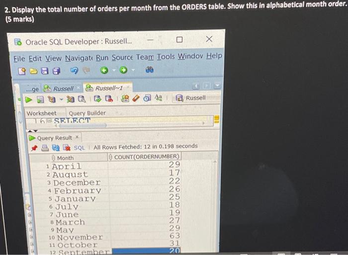 Solved IM USING ORACLE, if you copy and paste an answer its | Chegg.com