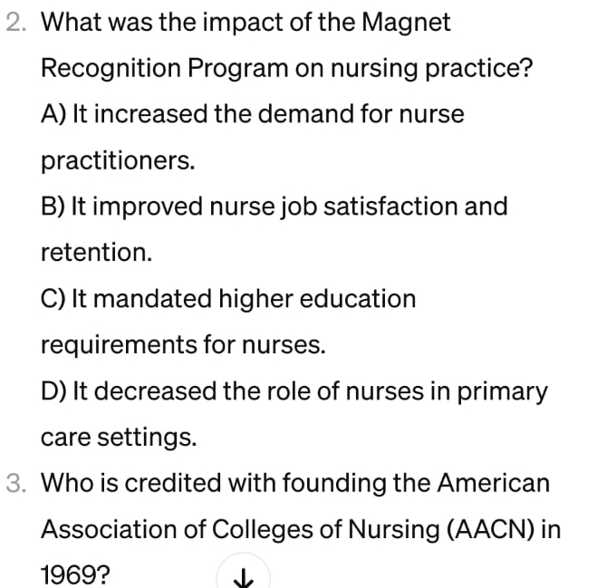 Solved What was the impact of the Magnet Recognition Program | Chegg.com