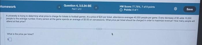 Solved A univessity is tying 10 determine what phice bo | Chegg.com