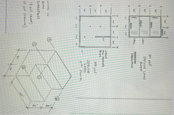 HW 6 - Lateral Analysis - Flexible Diaphragms and | Chegg.com