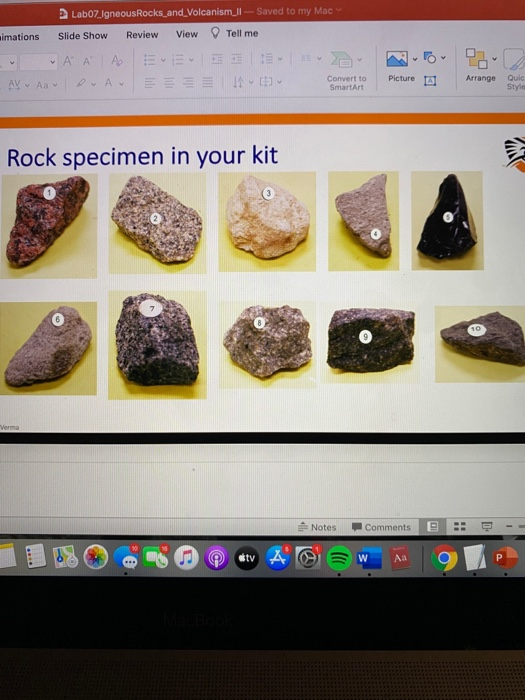 Solved Lab Exercise: Identification of Igneous Rocks Every | Chegg.com