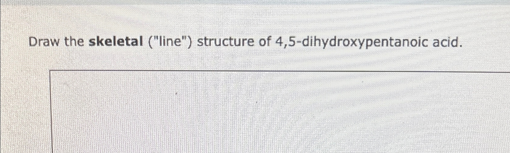 Solved Draw the skeletal ("line") ﻿structure of | Chegg.com
