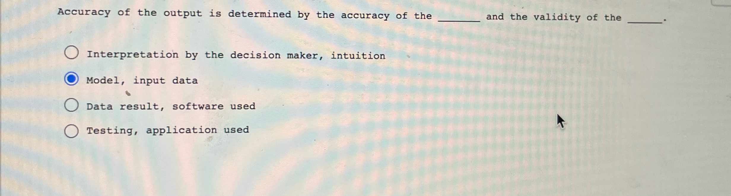 Solved Accuracy of the output is determined by the accuracy | Chegg.com