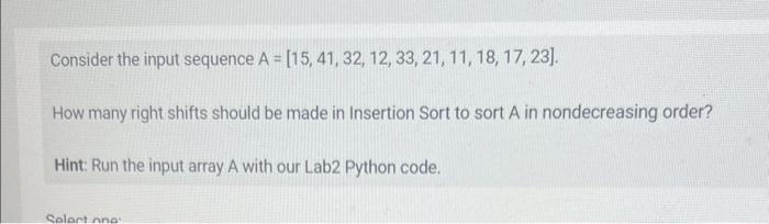Solved Consider the input sequence | Chegg.com
