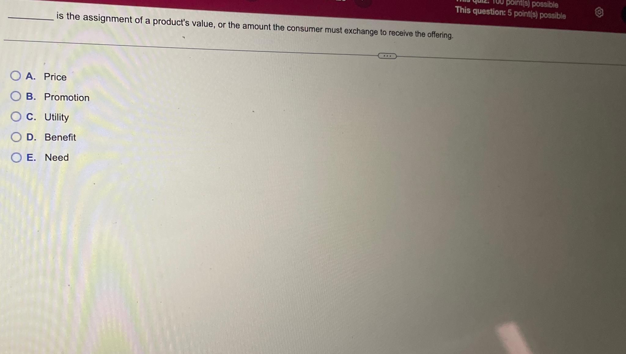 Solved This question: 5 ﻿point(s) ﻿possibleis the assignment | Chegg.com