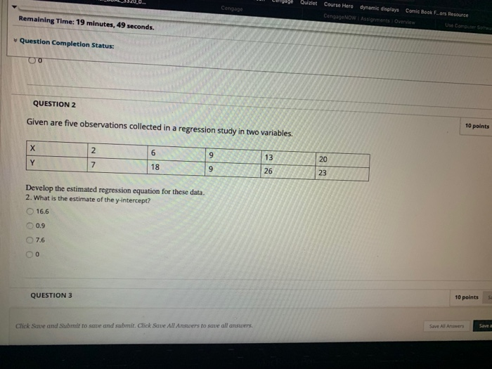 Solved Mail YouTube Netflix WSJ Pearson Cengage Quizlet | Chegg.com