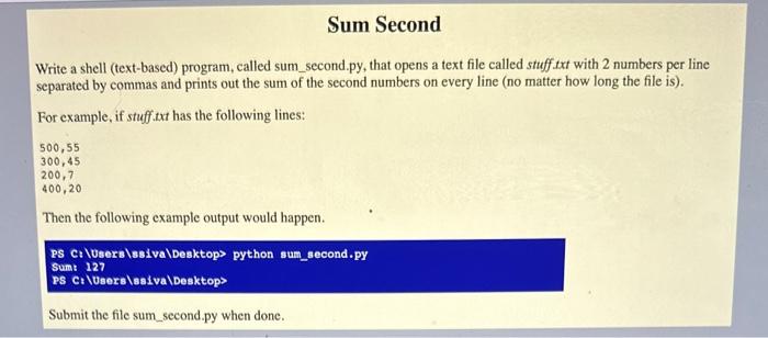 Solved Text File Input and Splitting This exercise loads the | Chegg.com