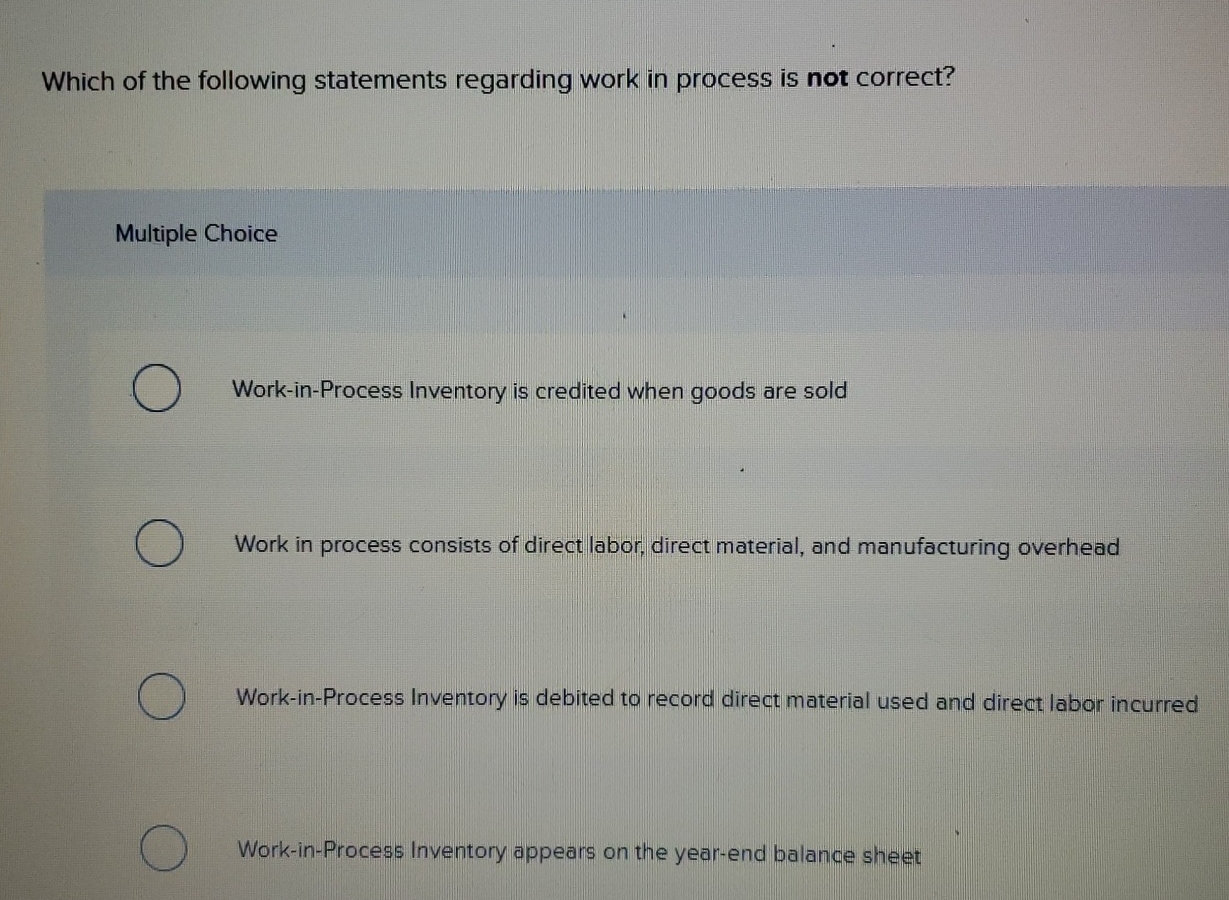 How to solve Which of the following statements | Chegg.com