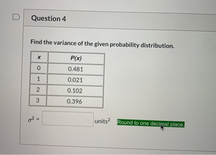 Solved Identify the given random variable as being discrete | Chegg.com