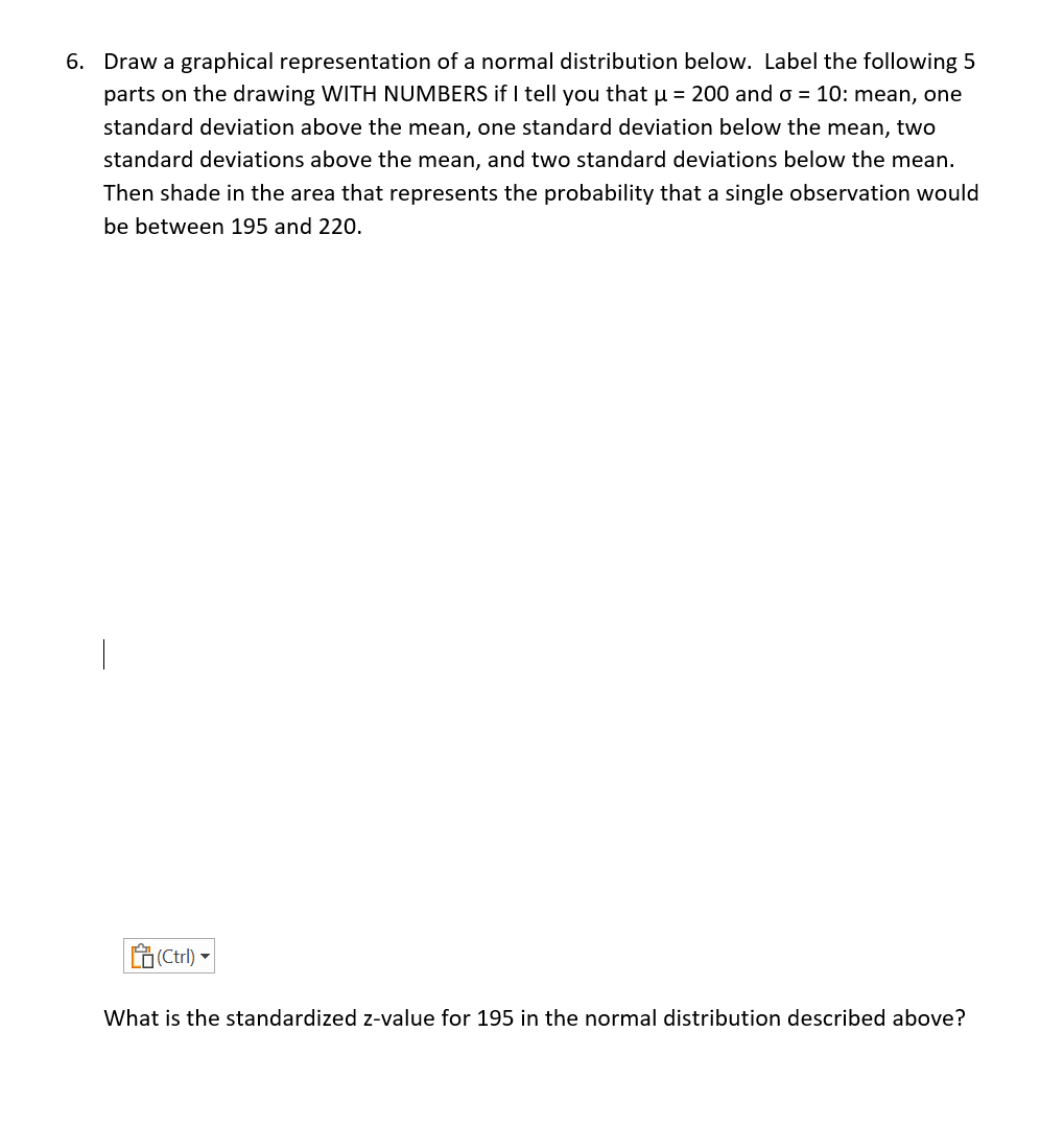 Solved Draw a graphical representation of a normal | Chegg.com