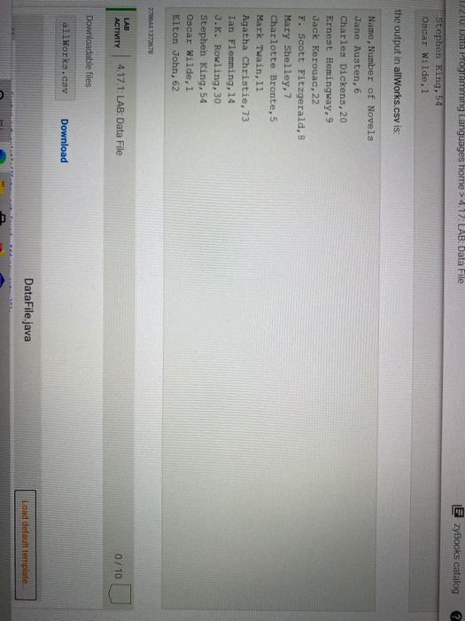 Solved In Java Please Im Not Sure What They Want Out Of
