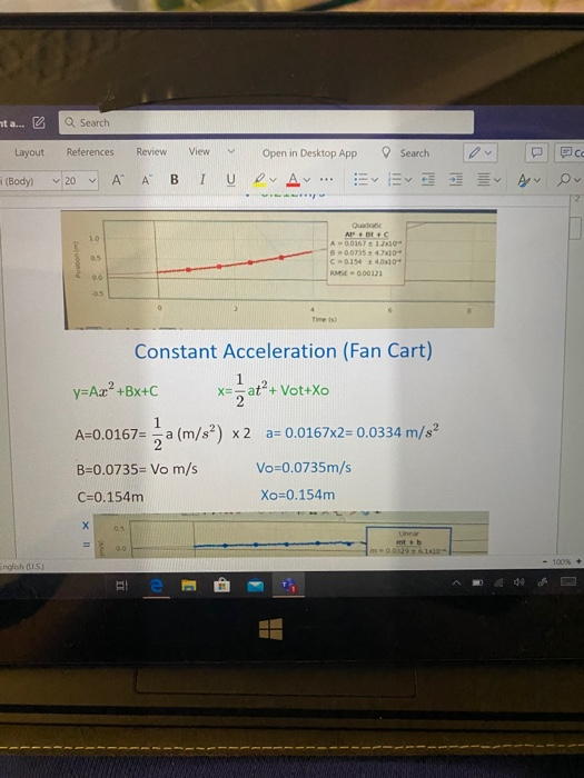Solved Constant Velocity and Constant Acceleration (Motion | Chegg.com