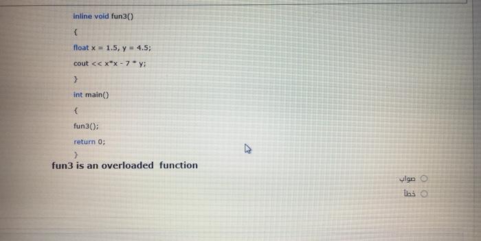 Solved Check the type of the function fun3 in the following | Chegg.com
