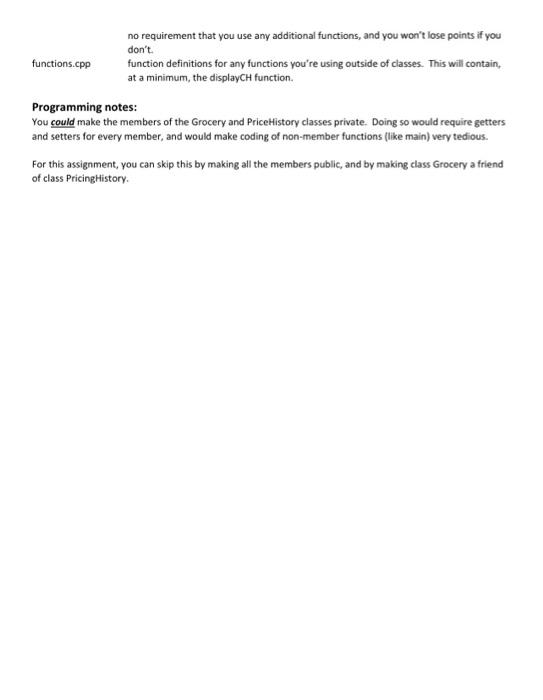 Solved Topics: class definitions, arrays of objects, static | Chegg.com