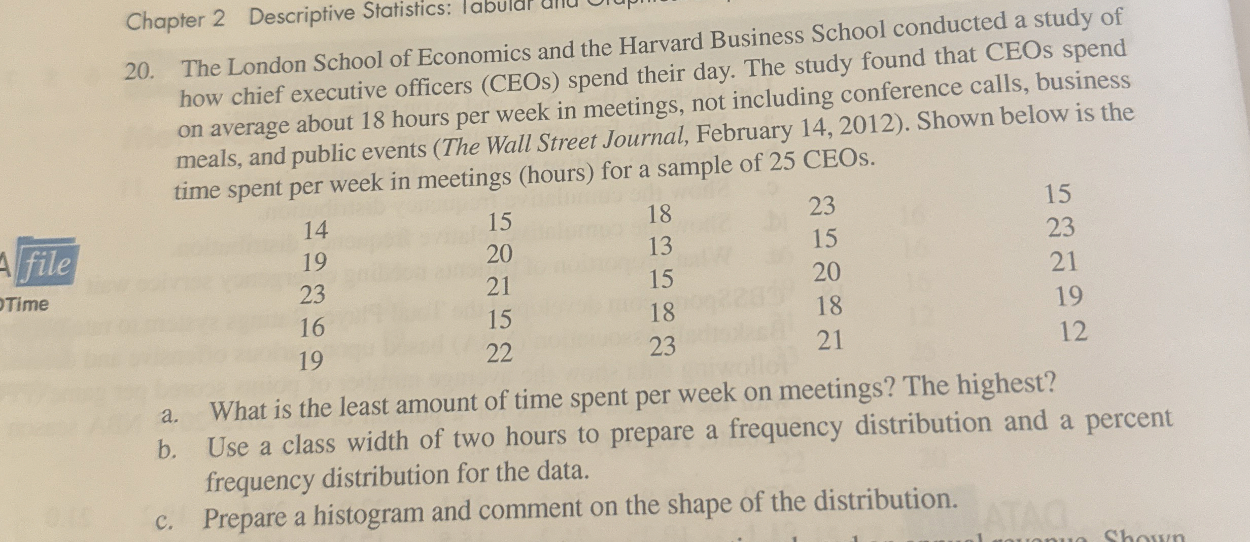 Solved Chapter 2 ﻿Descriptive Statistics: IabularThe London | Chegg.com