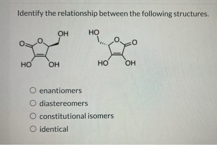 Solved Identify the relationship between the following | Chegg.com