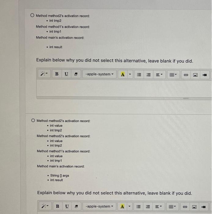 Solved Which of the following stack diagrams corresponds to | Chegg.com