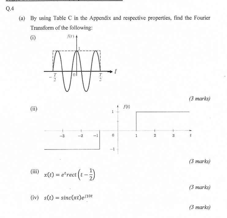 Solved Q. 4(a) ﻿By using Table C ﻿in the Appendix and | Chegg.com