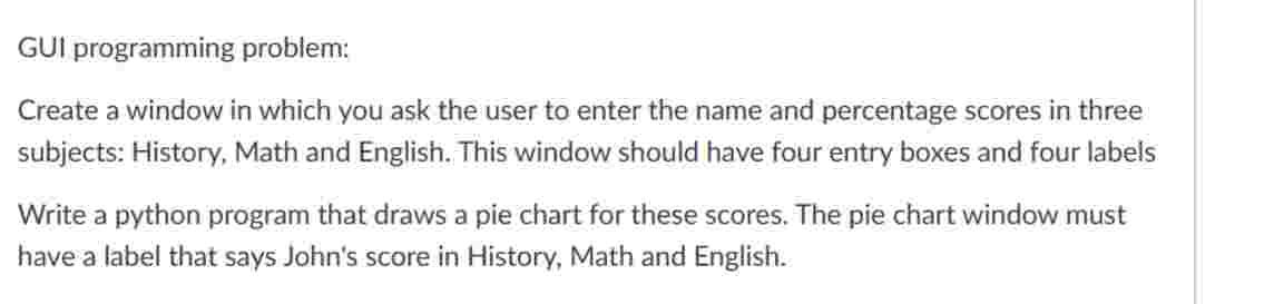 Solved GUI programming problem:Create a window in which you | Chegg.com
