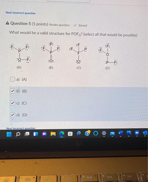 Solved A Question 4 (5 points) Retake question Saved When an | Chegg.com Solved A Question 4 (5 points) Retake question Saved When an | Chegg.com