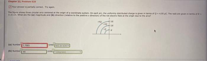 Solved Chapter 22, Problem 025 Your answer is partially | Chegg.com