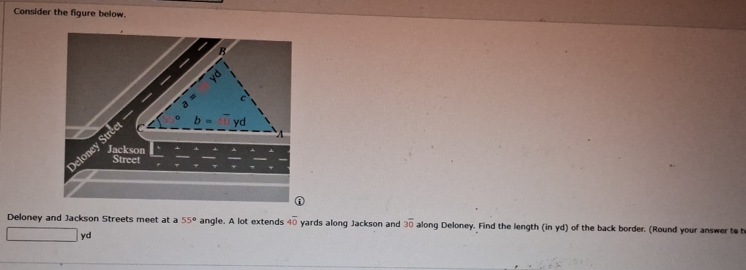 Solved Consider the figure below.Deloney and Jackson Streets | Chegg.com