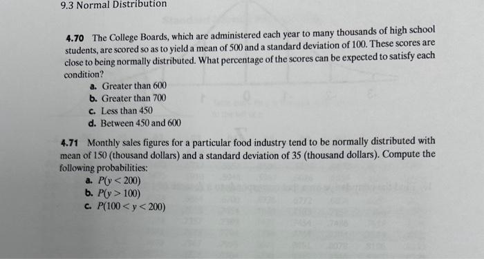 Solved Table entry. .01 Standard Normal Probabilities Table | Chegg.com
