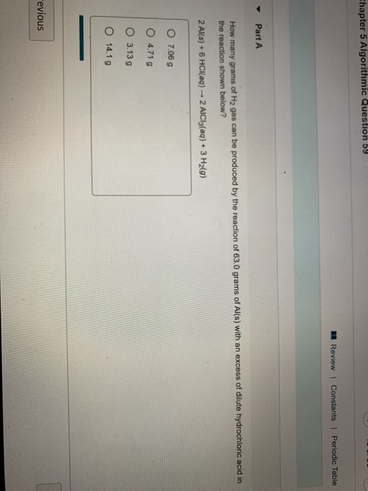 Solved Chapter 5 Algorithmic Question 59 A Review | | Chegg.com
