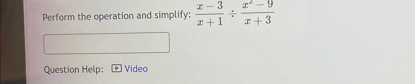 Solved Perform the operation and simplify: | Chegg.com