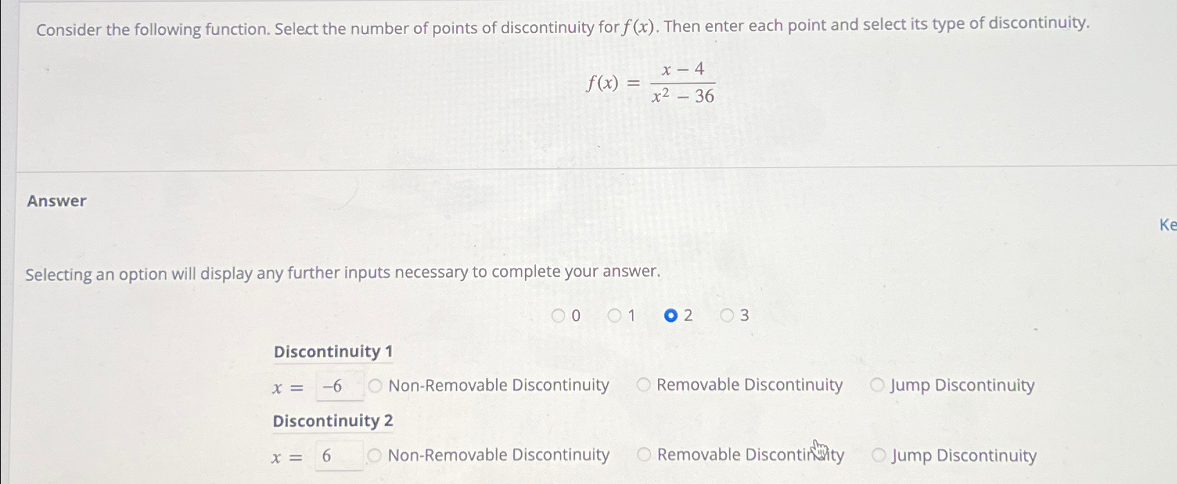 Solved Consider the following function. Select the number of | Chegg.com