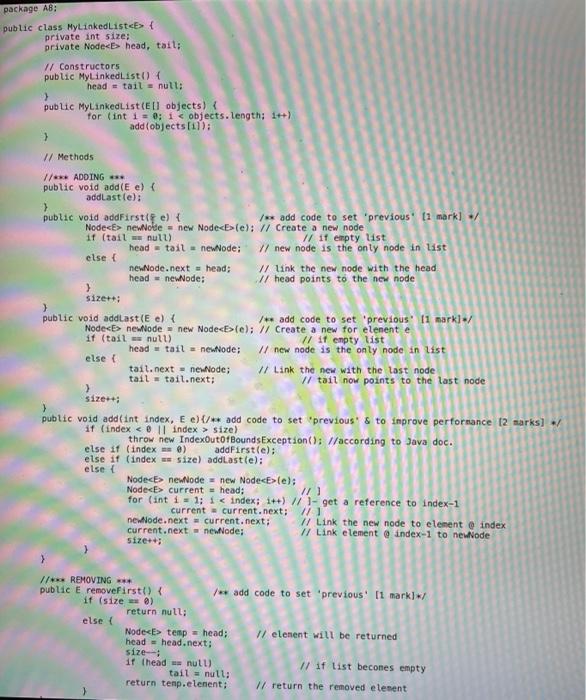 Solved In This Assignment You Will Convert The Mylinkedlist