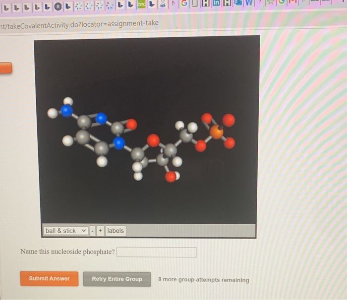 Solved ball & stick + labels What is this base from RNA? | Chegg.com