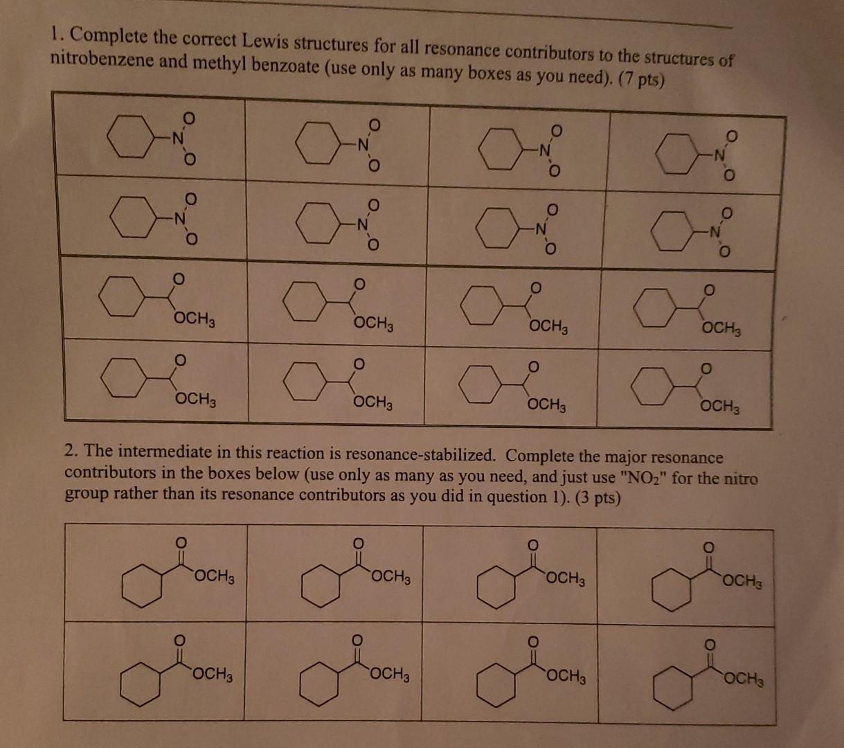 Methyl Benzoate Lewis Structure