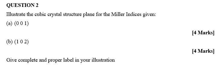 Solved QUESTION 1 Chromium crystallizes in a BCC crystal | Chegg.com