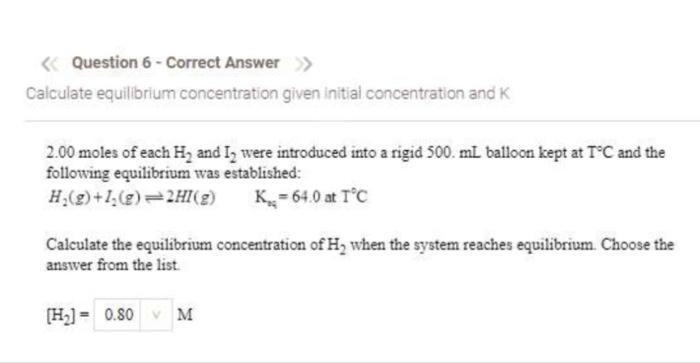 Solved Calculate equilibrium | Chegg.com