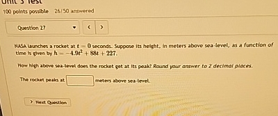 Solved 100 ﻿points possible 2650 ﻿answeredQuestion 27HASA | Chegg.com